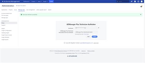 Jira Integration Settings