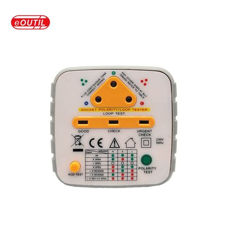 Usa Electrical Socket Outlet Tester Socket Analyzer Rcd Test Polarity And Loop Test Sk106 China