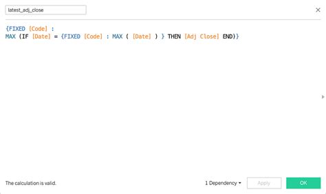 Tableau Quick Tip Latest Date And Value In A Calculated Field