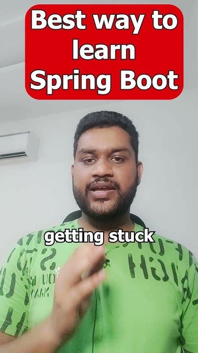 Best Way To Learn Spring Boot Youtube