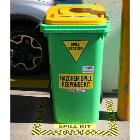 Spill Kit Location Floor Sign Spill Station Australia