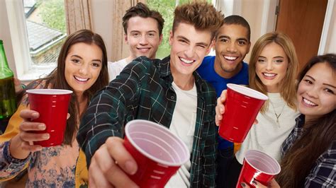 Young People Drinking
