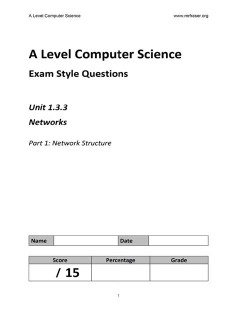 Computer Science Questions Pdf
