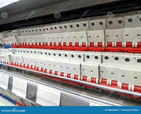 Many Electrical Wires On Pillar Asian Urban Electric Supply