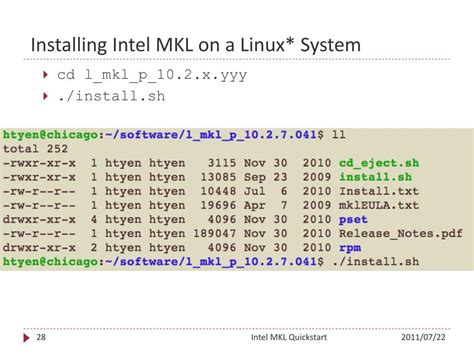 ppt introduction to parallel computing intel math kernel library