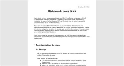 Cours Informatique Java Cours Java