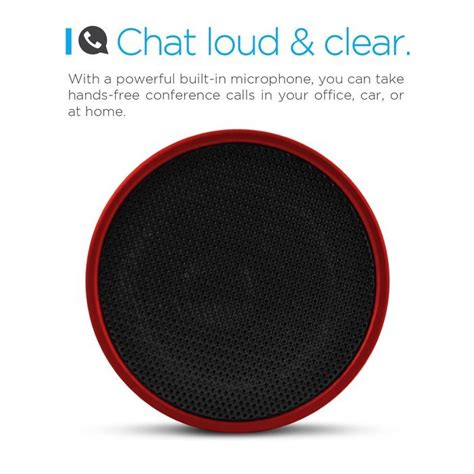 Ematic Bluetooth Wireless Speaker Speakerphone For IPhone IPad IPod Android Devices