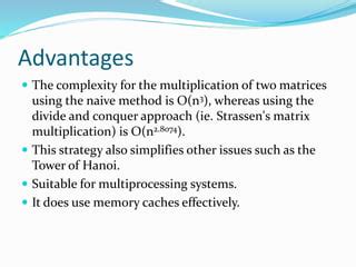 Divide And Conquer Algorithm PPT Programming Languages Computing