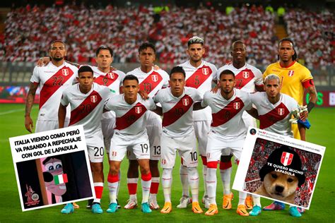 페루의 패자부활전 페루 대표팀이 파라과이를 상대로 한 승리에 대한 재미있는 밈입니다 Infobae