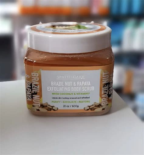 The Spathecary Brazil Nut And Papaya Exfoliating Body Scrub