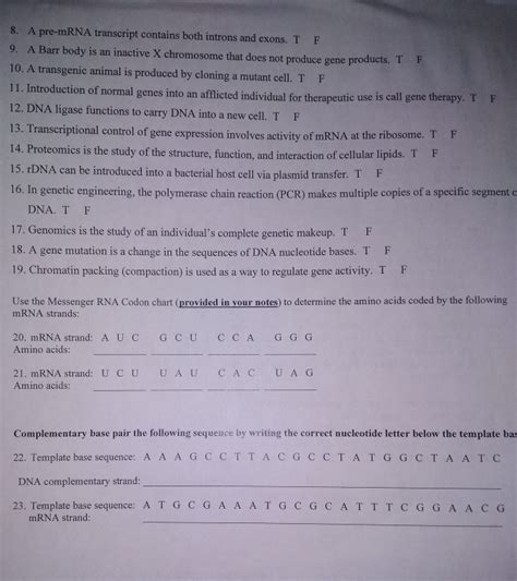 Solved 8 A Pre Mrna Transcript Contains Both Introns And