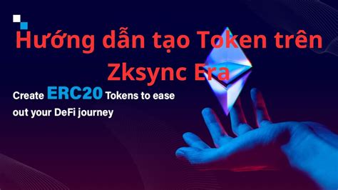 Hướng Dẫn Tạo Token Erc20 Trên Zksync Era Với Thirdweb Youtube