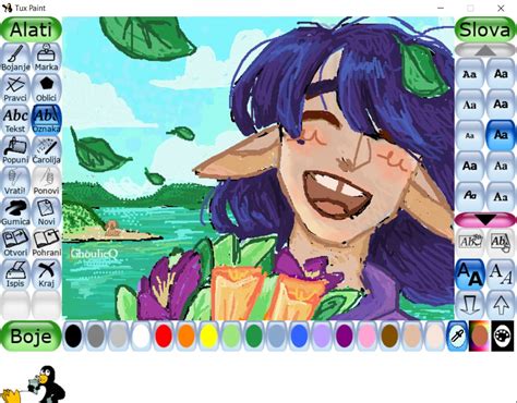 Tux Paint Art Gallery Untitled By GhoulieQ