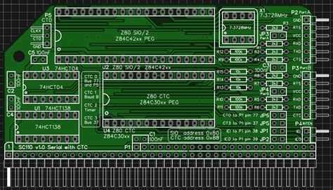 Z80 SIO 2 CTC Module Small Computer Central