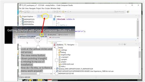 Ccs Ccs V Unable To Import Project Add New Project Or Update Software Message No Remedy Found