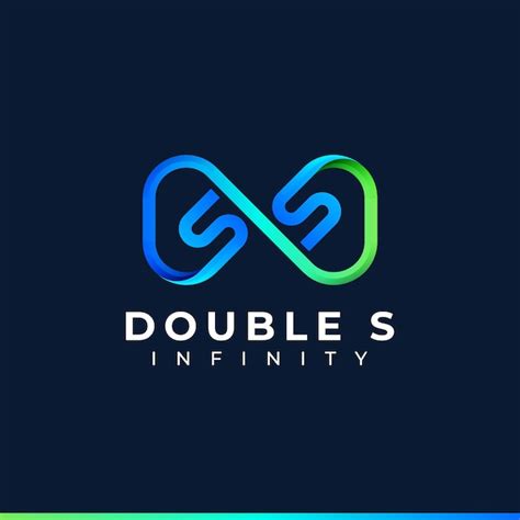 Premium Vector Letter S Infinity Logo Design And Blue Green Gradient Colorful Symbol For