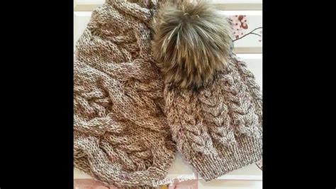 Шапка спицами с узором из кос Шаблоны вязаных шляп Вязаные шапки Вязаные крючком круги