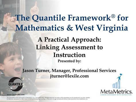 Ppt The Quantile Framework ® For Mathematics And West Virginia Powerpoint Presentation Id595480