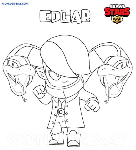 Desenho Brawl Stars Para Colorir Edgar Coloriage Brawl Stars Gratuit