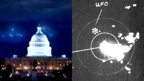 The Mass Fleet Encounter Of Ufos Over Washington Dc Capital 1952