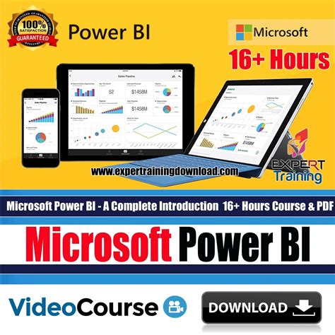 Microsoft Power Bi A Complete Introduction 16 Hours Course Expert
