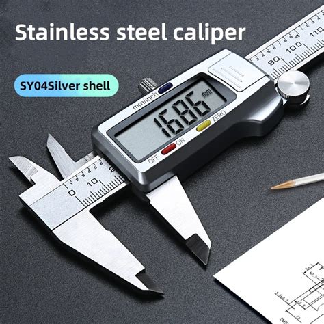 스테인레스 스틸 버니어 캘리퍼스 전자 디지털 캘리퍼스 고정밀 0 150mm 버니어 캘리퍼스 디지털 도구 전자 눈금자