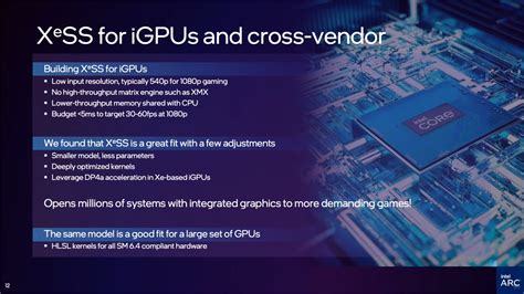Intel XeSS SDK Update Brings Better Performance Visual Updates IGPU Performance Demoed
