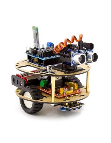 Wd Intelligent Robot Turtle Kit Chassi De Robo Ptr