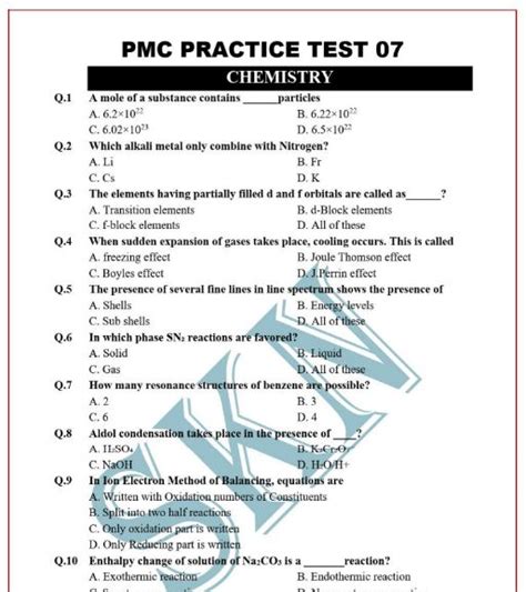 NMDCAT PMC Paid Practice Test Bundle