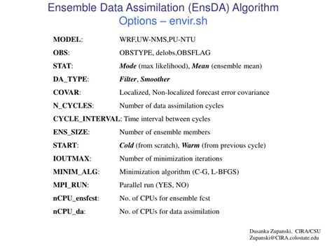 PPT Ensemble Data Assimilation And Model Error Estimation Algorithm Developed By PowerPoint