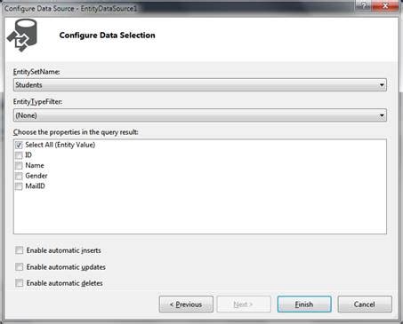 Entity Framework With Ado Net Entity Data Model