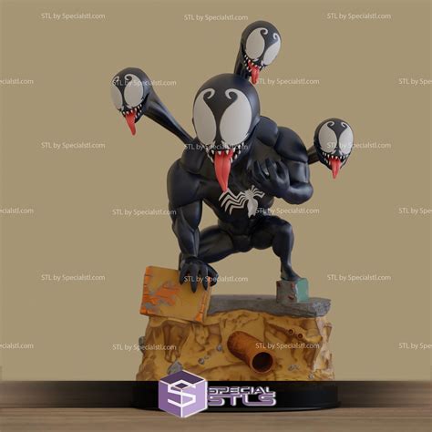 Chibi Venom 4 Head Stl Files Specialstl