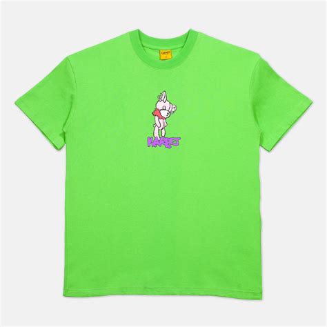 Carpet Company Teddy Bear T Shirt Green Welcome Skate Store