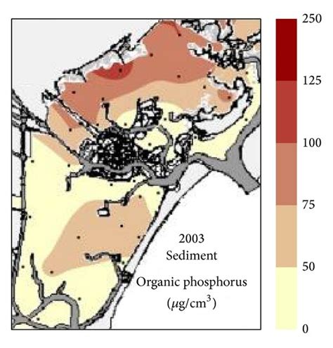 Spatial Distribution Of Phosphorus Concentrations In 2003 Total