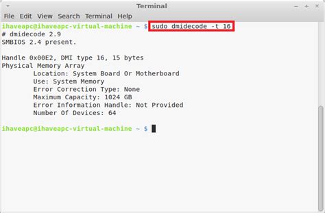 How To Quickly Find Out The Maximum Amount Of Supported Memory In Linux I Have A Pc