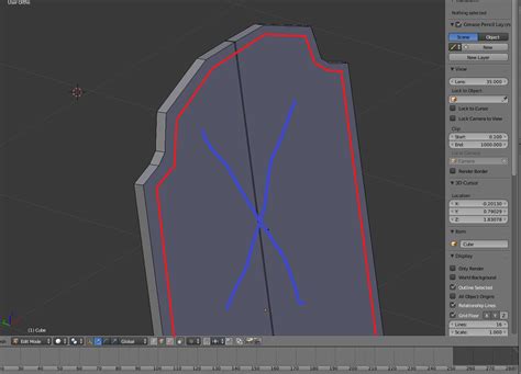 Wireframe Make A Frame Cause Modifier Frame Fails Blender Stack Exchange