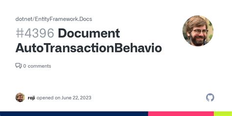 Document AutoTransactionBehavior Issue 4396 Dotnet EntityFramework