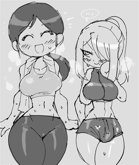Rule 34 1futa 1girls Abs After Workout Big Breasts Big Hips Black