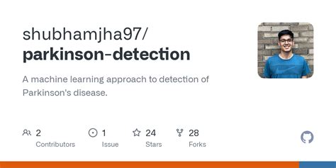 Github Shubhamjha Parkinson Detection A Machine Learning Approach To Detection Of Parkinson