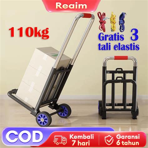 Troley Lat Bahan Besi Trolley Troli Troly Lat Besi Galon Tabung Gas
