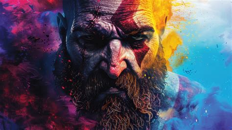 535a Kratos God Of War 4k Wallpaper Pc Desktop