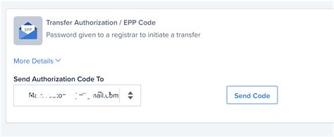블루호스트 도메인 이전 Transfer Authorization Epp Code 발급방법