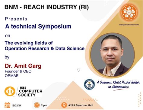 Techsymposium Datascience Optimization Operationsresearch Ormae