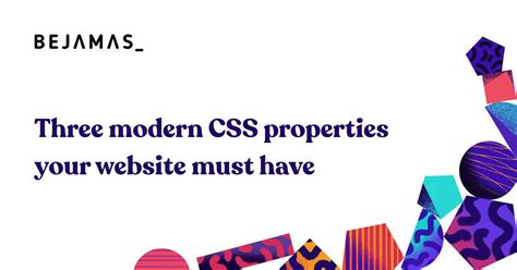 Ricky Lopes On Linkedin Three Modern Css Properties Your Website Must Have