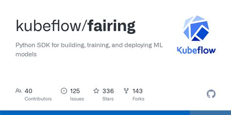 github kubeflow fairing python sdk for building training and