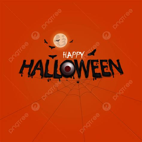 큰 눈 할로윈 배너 서예 포스터 그래픽 Png 일러스트 및 벡터 에 대한 무료 다운로드 Pngtree