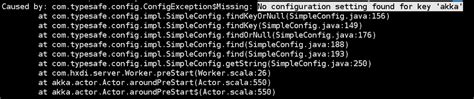 Exception Caused Bynfigconfigexceptionmissing