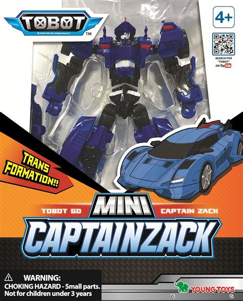 Buy Tobot Mini Captain Zack Youngtoys Transforming Collectible Vehicle To Robot Animation