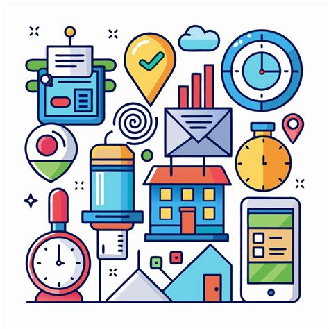 Time Management And Productivity Tools For Success Premium Ai Generated Vector