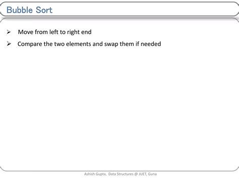 Sorting Algorithms Ppt